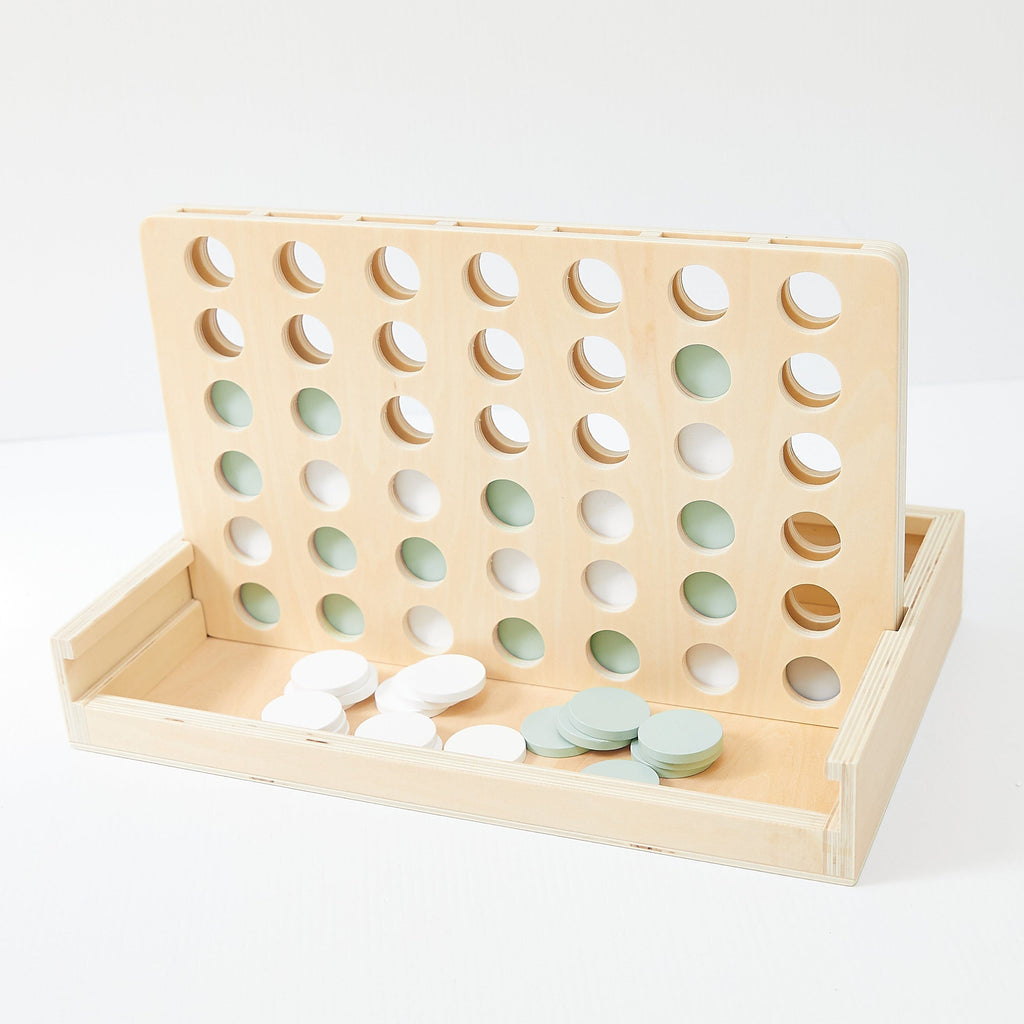 Buy Connect 4 in a Row Game| Classic Wooden Game For Kids | HipKids Online