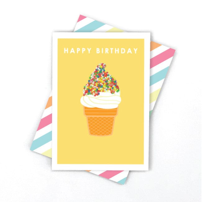 Buy Candle Bark Greeting Card Freckle Ice Cream | HipKids Online