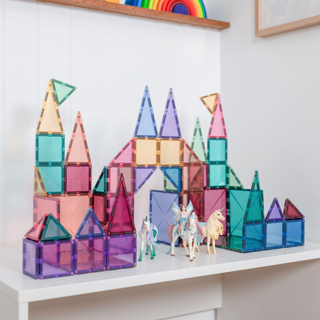 Buy Connetix Tiles 64 Piece Pastel Starter Pack | HipKids Online
