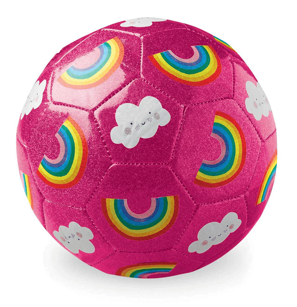 Buy Crocodile Creek Glitter Soccer Ball - Rainbow (Size 3) | HipKids Online