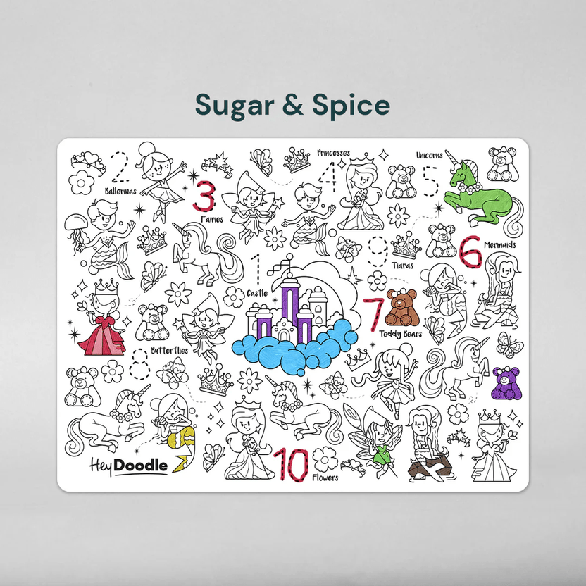 Buy HeyDoodle Reusable Silicone Drawing Mat | HipKids Online