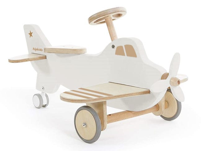 Buy Ride On Wooden Airplane | Rocking Airplane | HipKids Online