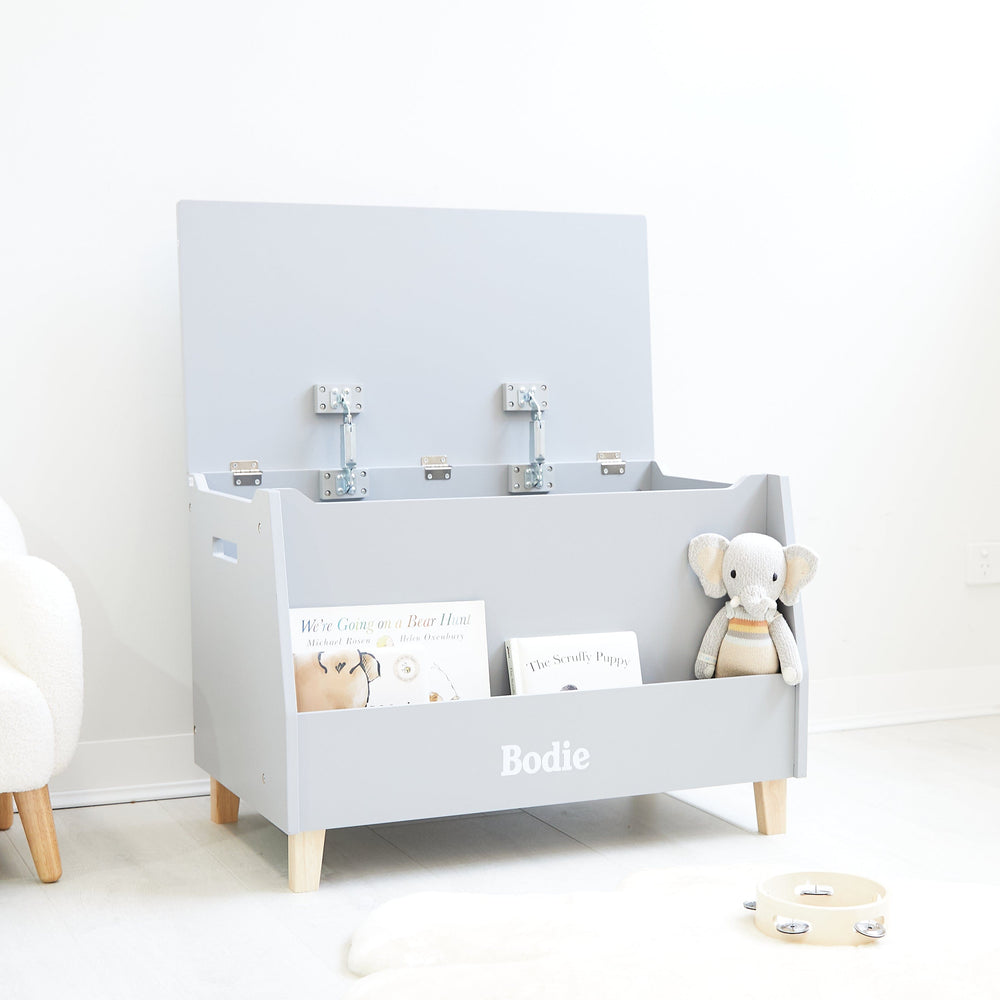 Buy Bodie Toy Storage Box with front bookshelf | HipKids Online