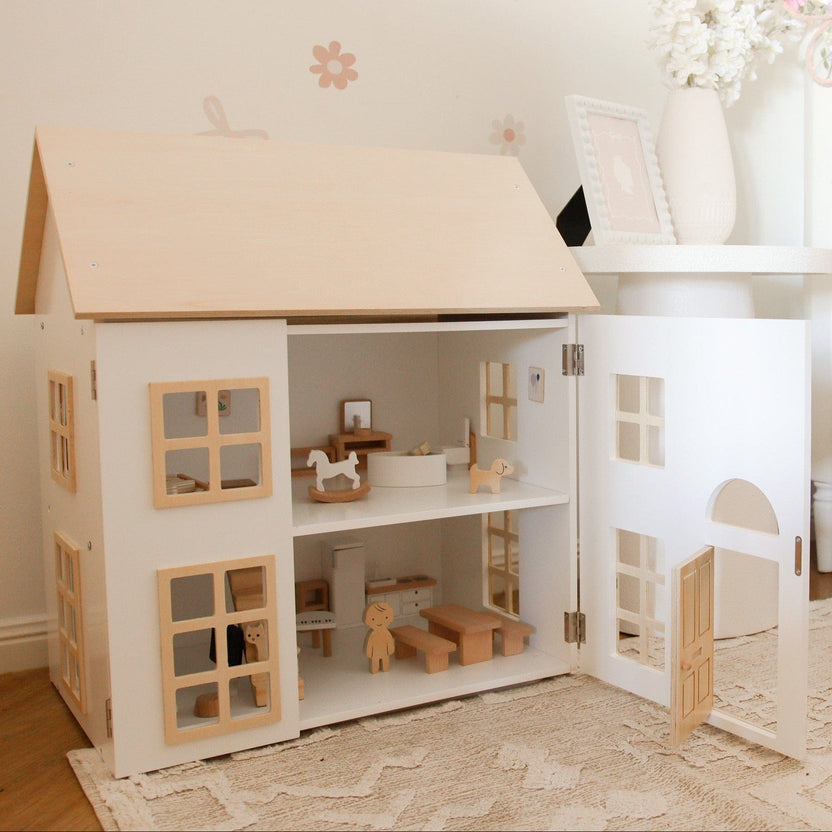 Buy ELSA Doll House with Furniture & Doll Family Set | HipKids Online