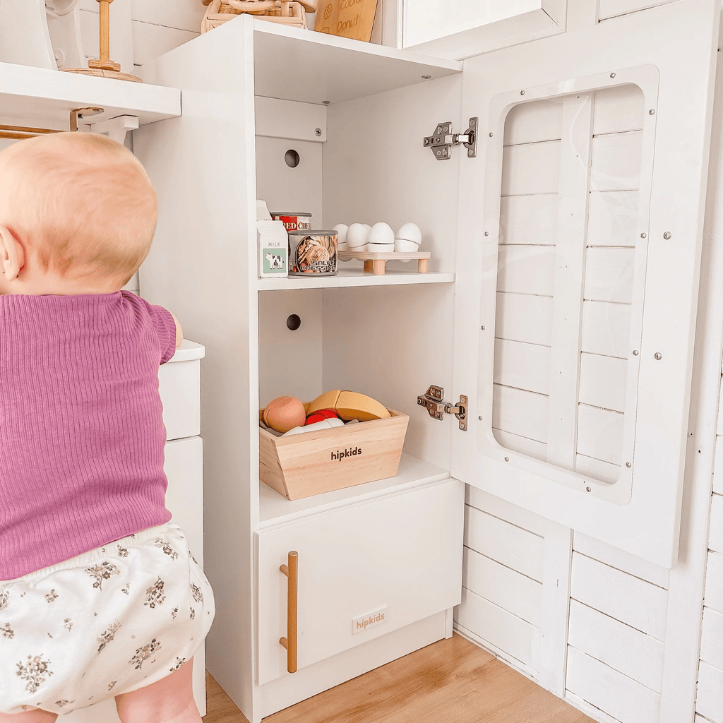 Buy Gourmet Toy Fridge White | HipKids Online