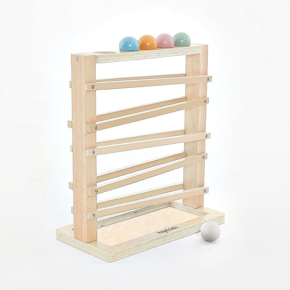 Buy HipKids Montessori Ball Tracker | Wooden Toy Ball Run | HipKids Online