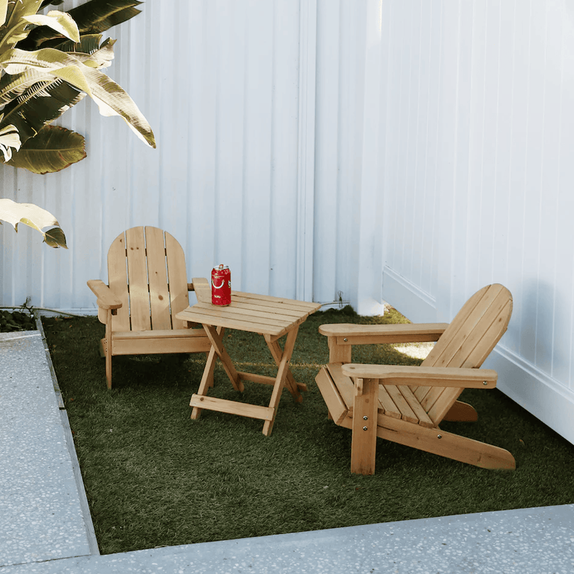 Buy Kids Adirondack Chair & Side Table | Outdoor Patio Sun Chair ...