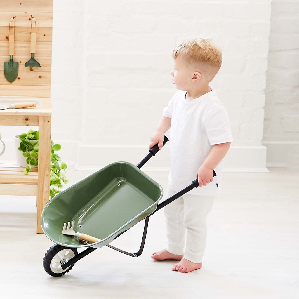 Buy Kids Steel Toy Wheelbarrow With Custom Name – HipKids Online