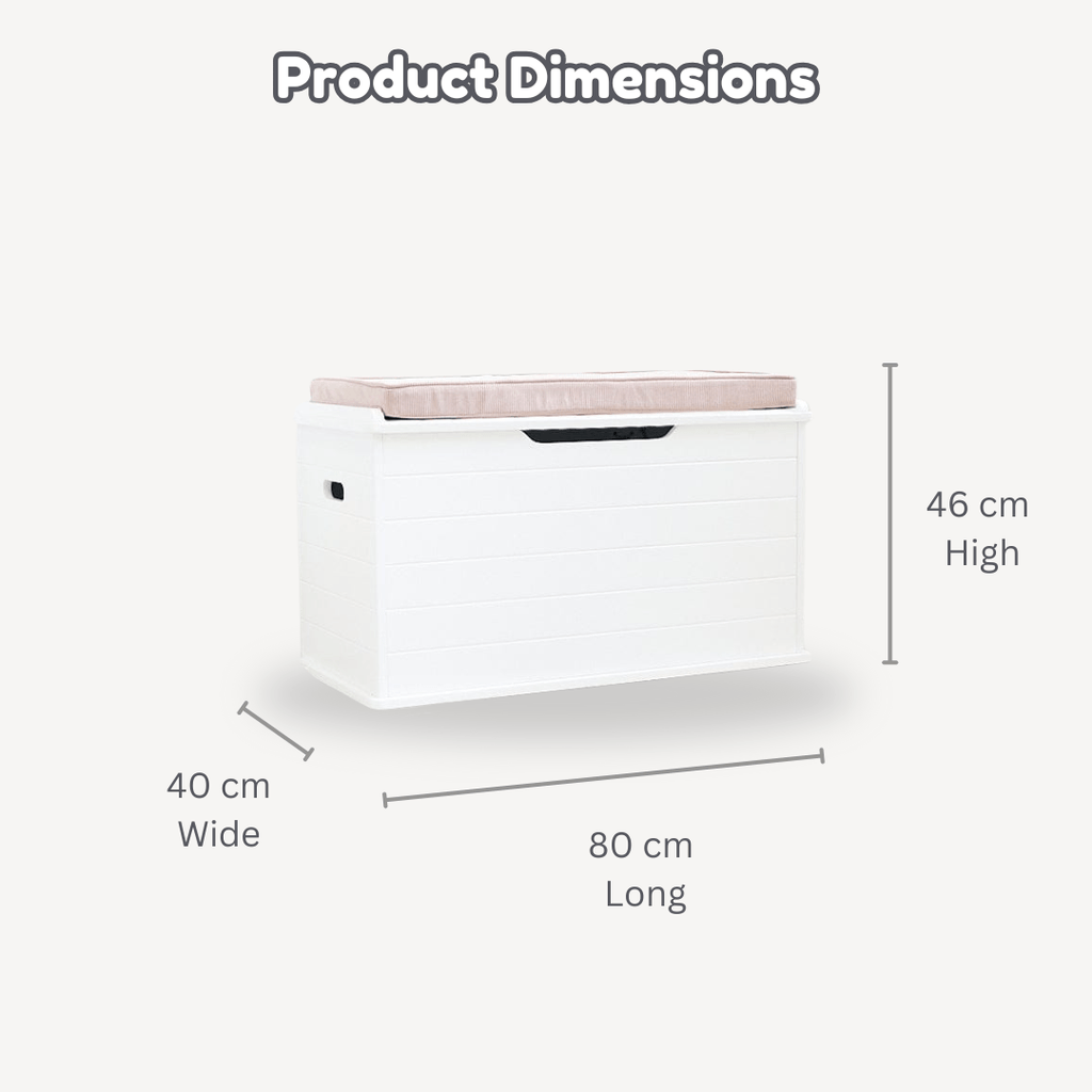 Buy Taylor Toy Box by HipKids | Personalised Toy Box Online