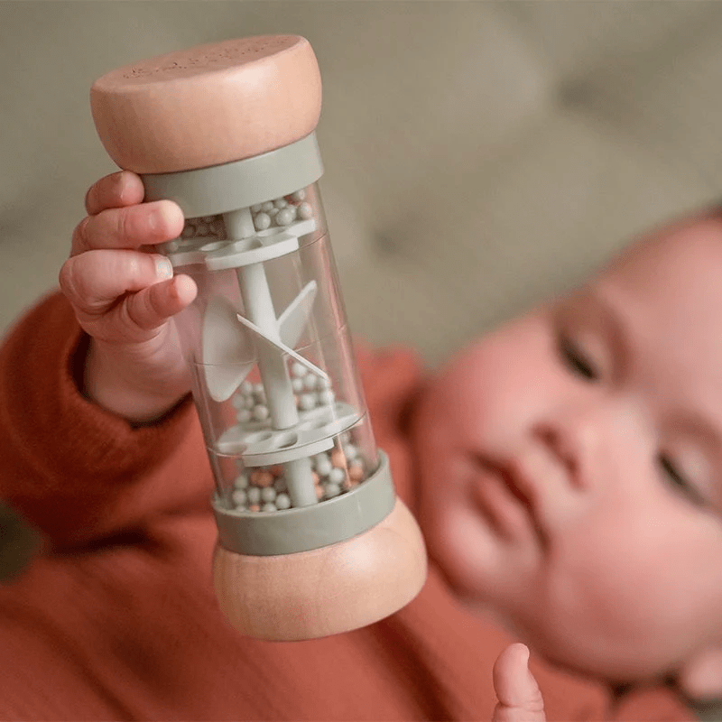 Buy Little Dutch Little Farm Rain Rattle | HipKids Online