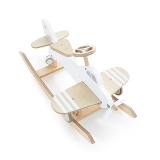 Buy Ride On Wooden Airplane | Rocking Airplane | HipKids Online