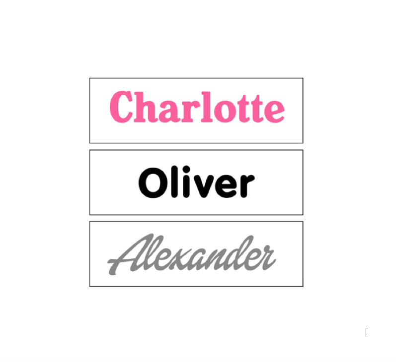 Buy Vinyl Name Sticker | Custom Decal | HipKids Online