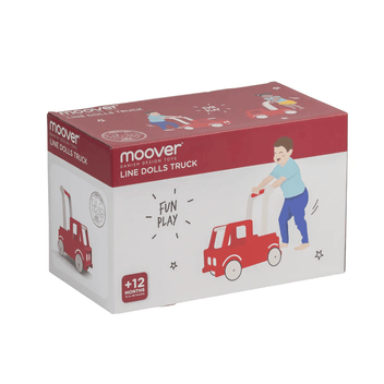 Buy Moover Line Wooden Truck Baby Walker in Red | HipKids Online